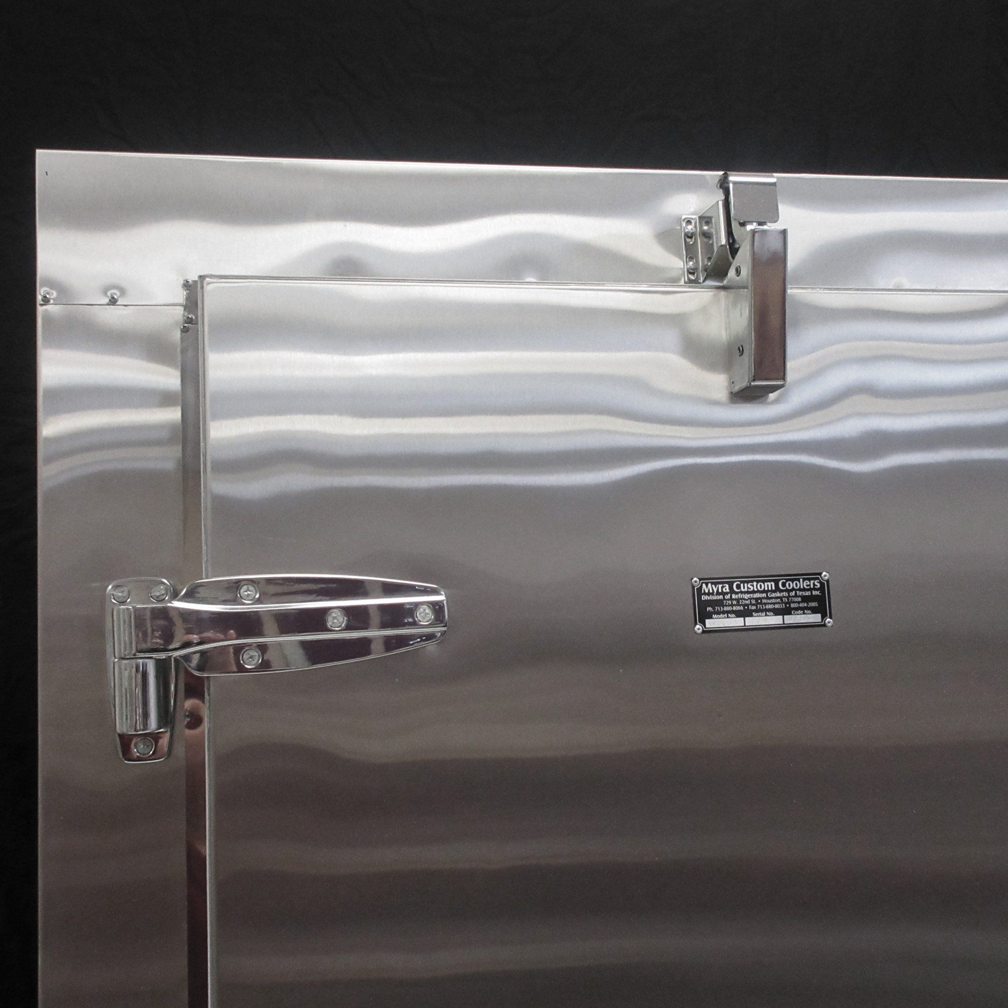 Walk-In Stainless Steel Freezer Door – Refrigeration Gaskets of Texas